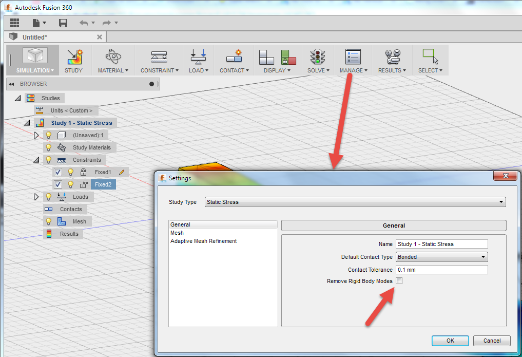 Solved: How to make a simply suported beam in simulation? - Autodesk ...