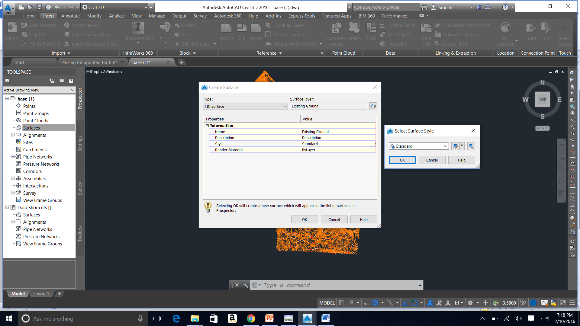 Solved Unable To Create Surface From Contours Autodesk Community