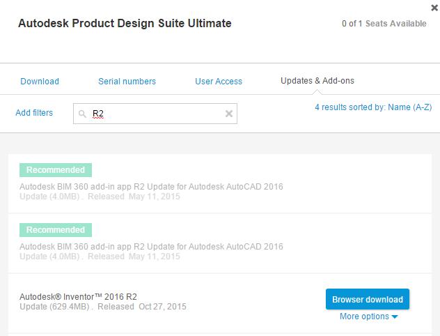 Solved: Inventor 2016 R2 Update (Customers with Subscription ...