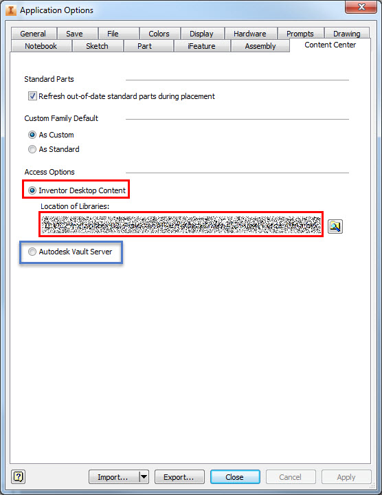 Solved: Content Center Files not here - Autodesk Community