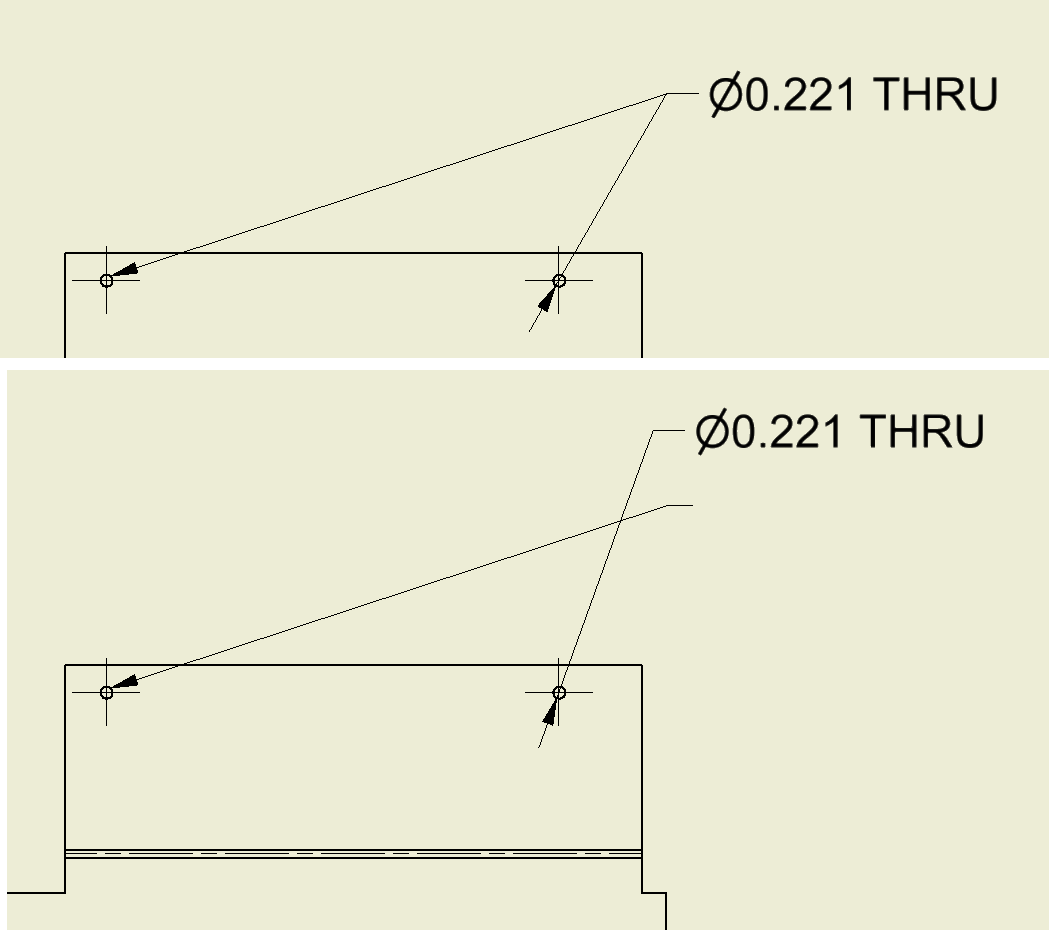 Solved: adding multimple leaders to hole callout - Autodesk Community