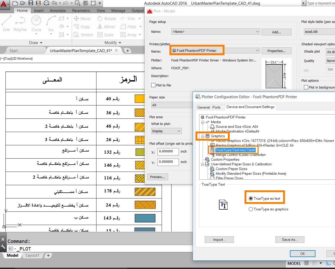 Solved: AutoCAD 2012: Arabic fonts fails to be printed in pdf file correctly, - Autodesk Community