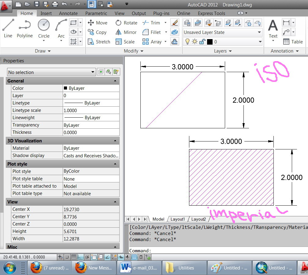 How to convert the “existing” hatch from one measurement to another ...