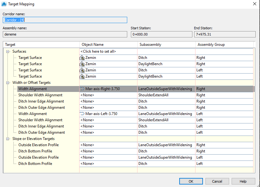 Solved: Corridor width does not match target - Autodesk Community