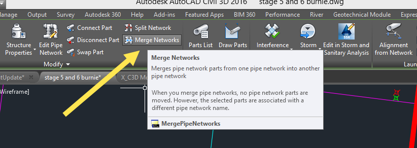 Pipe Network Pipe Insertion Vertex - Autodesk Community