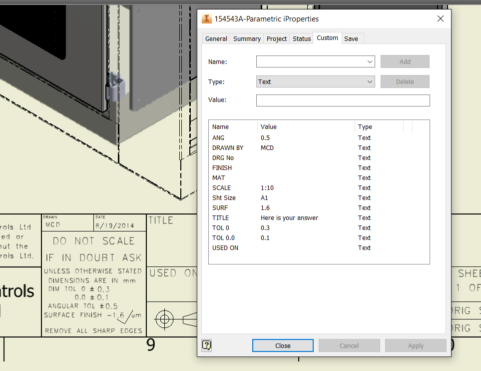Solved: Title block won't update - Autodesk Community