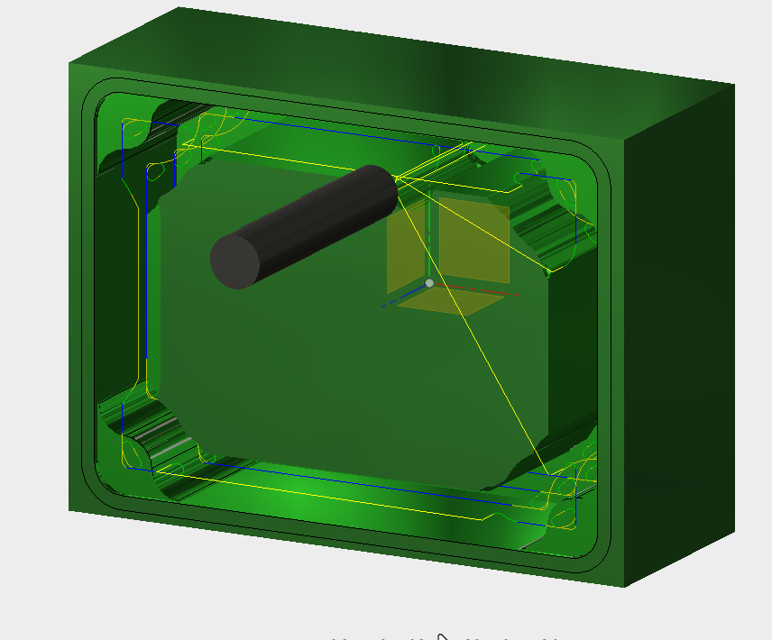2D pocket after 2D adaptive clearing. How to start from remaining stock ...