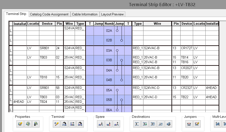 Wire numbers wrong across internal jumper terminals - Autodesk Community