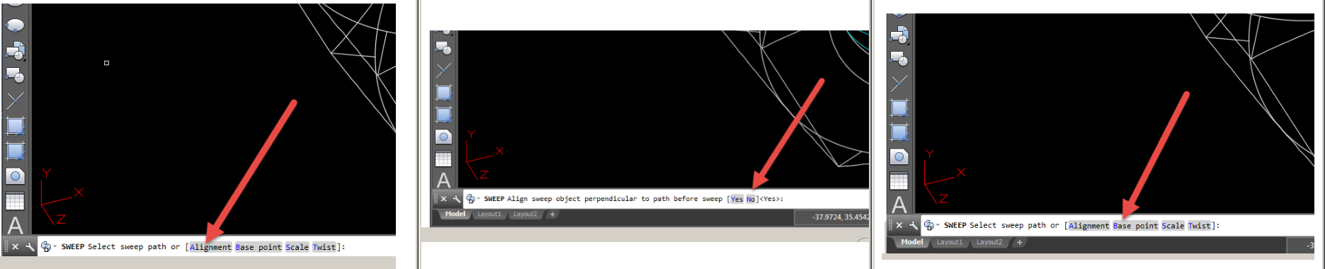 Solved: Sweep command & Alignment - Autodesk Community