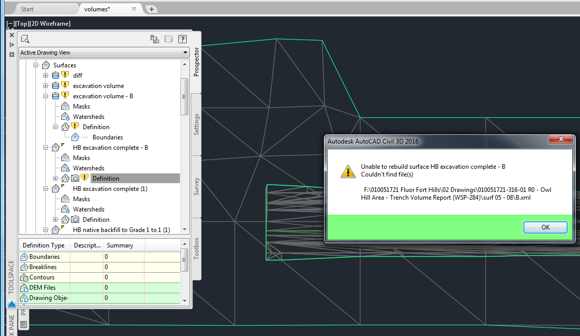 volume issues - Autodesk Community