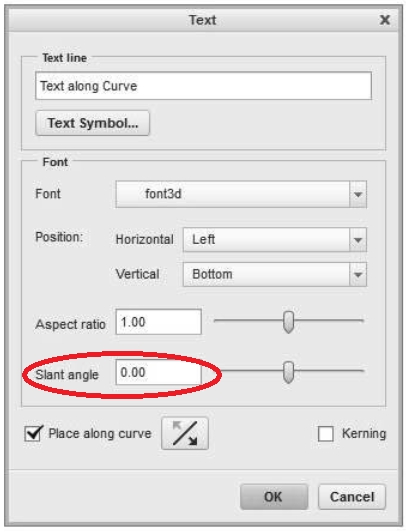 Slant Angle Option in Geometry Text - Autodesk Community