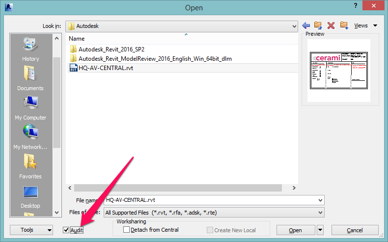 unable to open because of unresolved pointer references - Autodesk Community