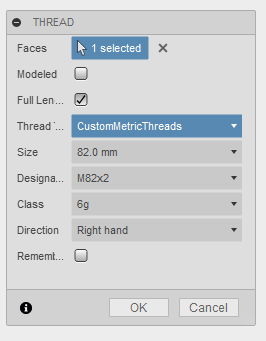 Creating a custom thread - Autodesk Community