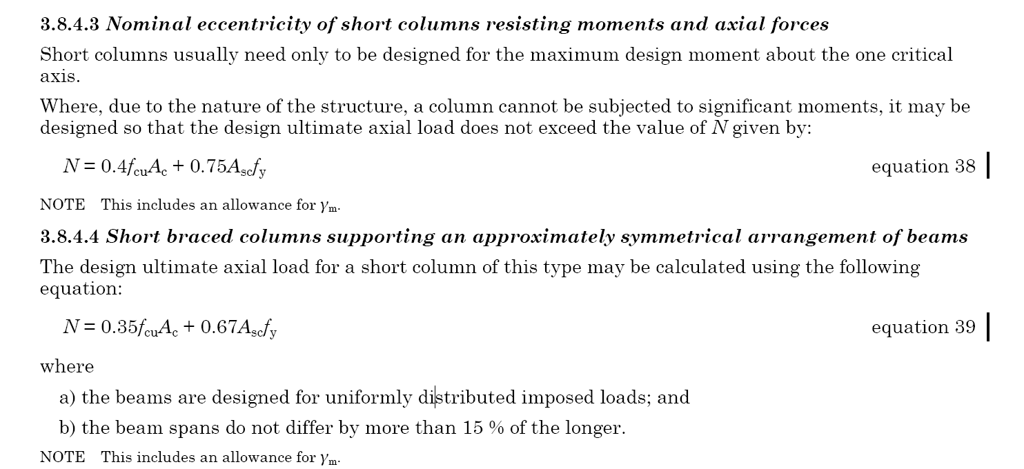 Solved: design of short column BS8110 - Autodesk Community