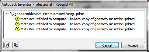 Inventor 2012- Rebuild All - Autodesk Community