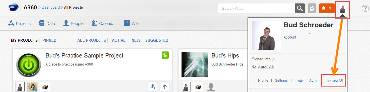 Solved: Go back to old A360 and I'm stuck - Autodesk Community