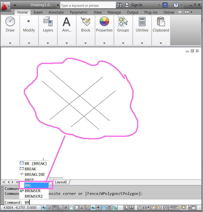 Line Breaking LISP - Autodesk Community