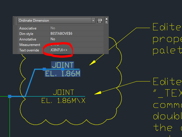 Solved: Editing Dim Text Give Unexpected Result - Autodesk Community