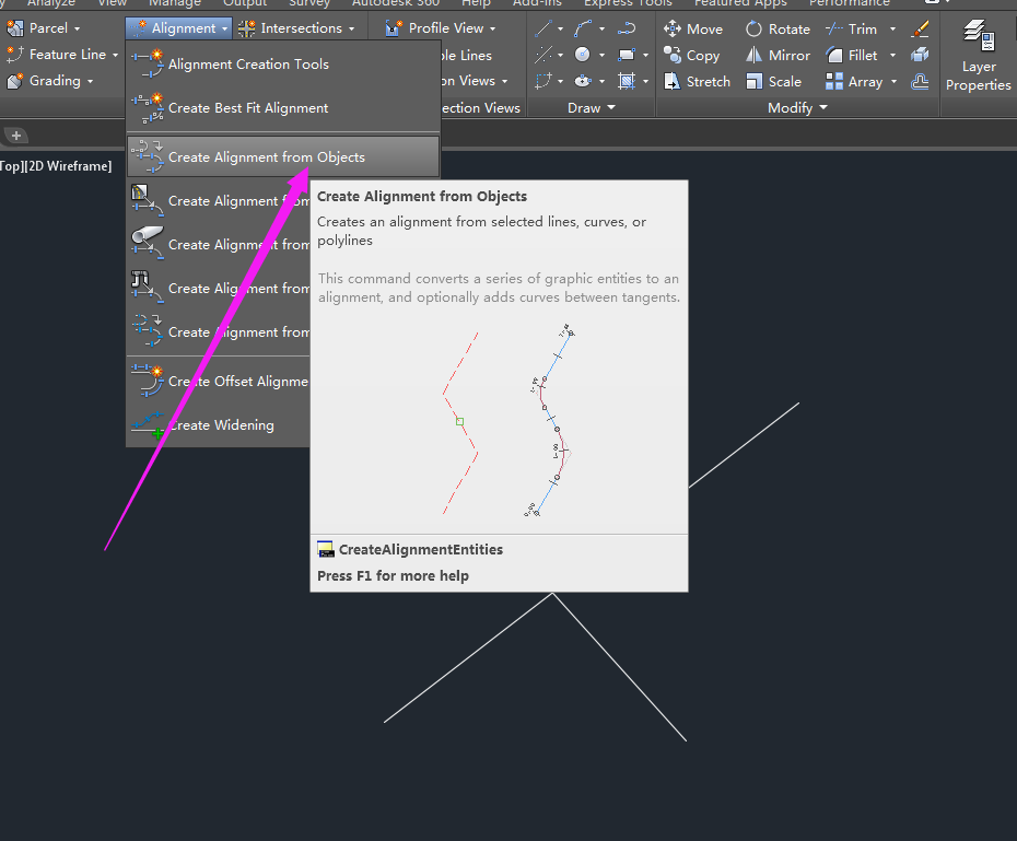 How to create a curb return alignment？ - Autodesk Community