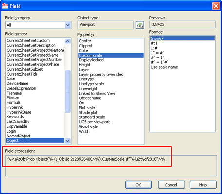Insert field in attribute - Autodesk Community