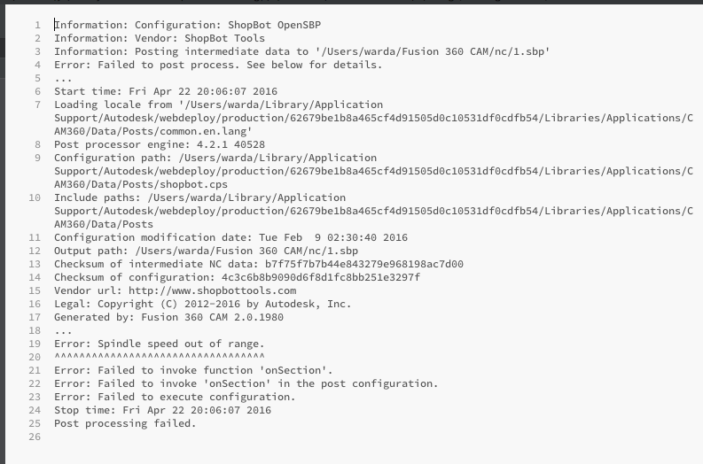 ShopBot SBP Post Seems Badly Broken - Autodesk Community