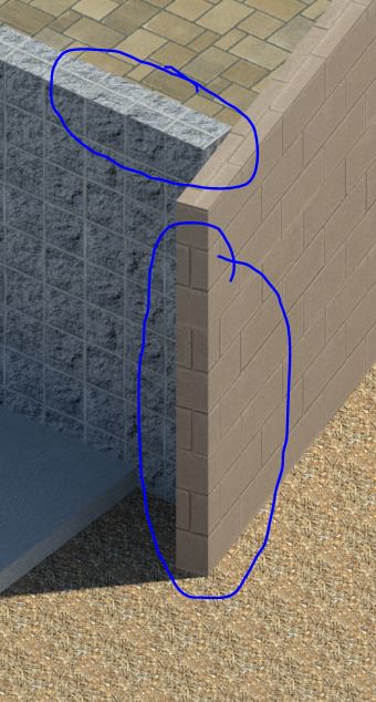 Solved: render: how to cmu wall correctly... (ends and top) - Autodesk Community