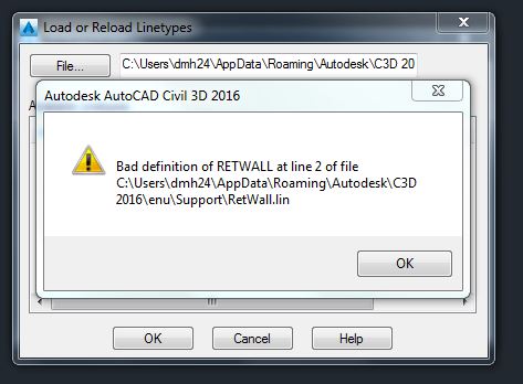 Solved: Retaining wall linetype - Autodesk Community