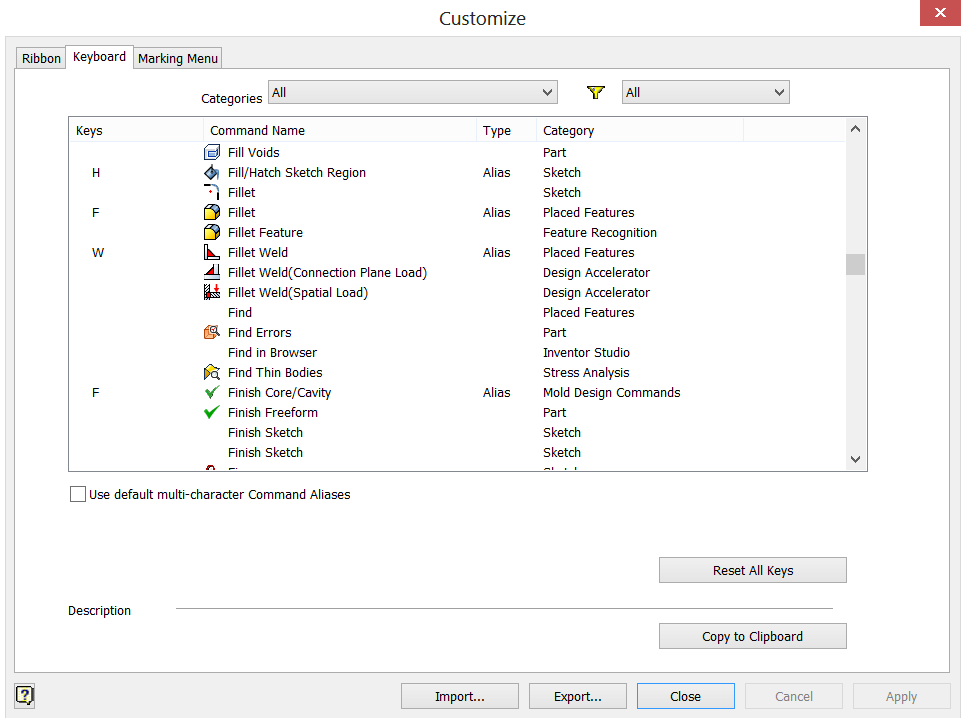 Custom shortcuts / mapkeys - Autodesk Community