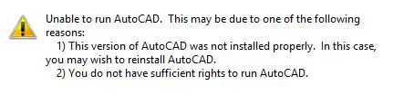AutoCAD not installed properly - Autodesk Community