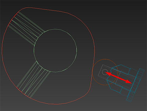 Constrain wheel to uneven rotating path - Autodesk Community