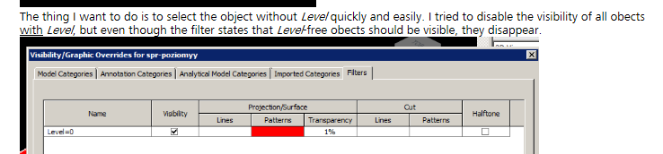 Solved: Filter visibility and filter-based selection - Autodesk Community