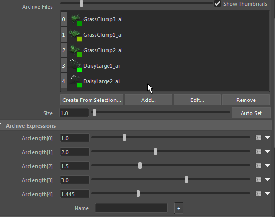 Solved: how to affect xgen expression for a specific index archive ...