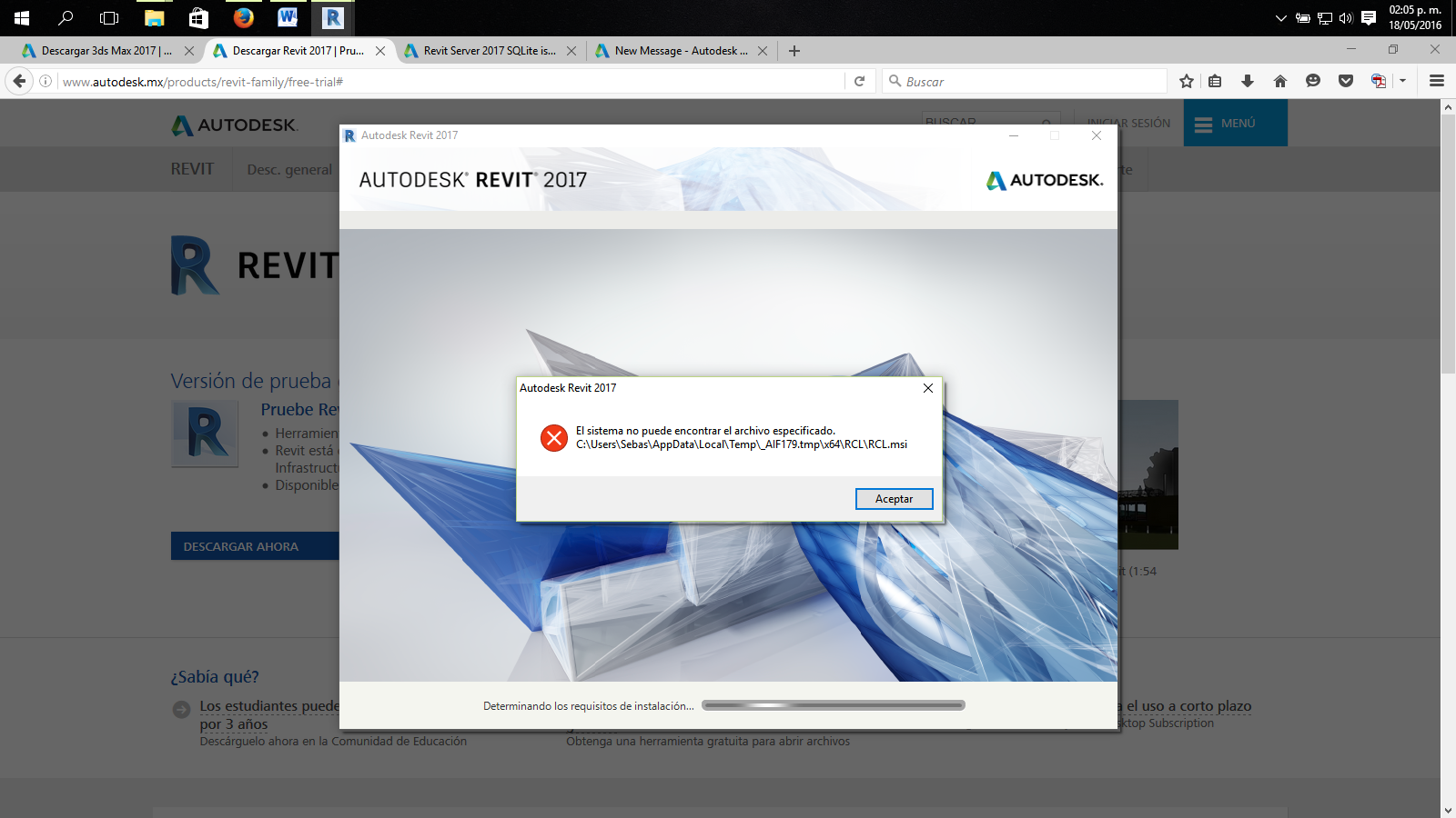 Revit 2017 Instalation Does Not Work - Autodesk Community