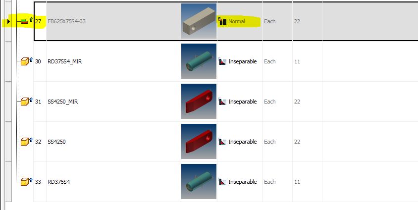Parts List/BOM Configurations - Autodesk Community