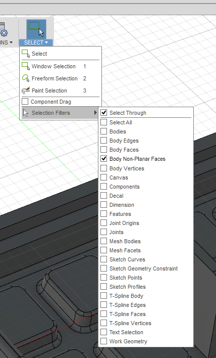 A non-planar face selection filter - Autodesk Community