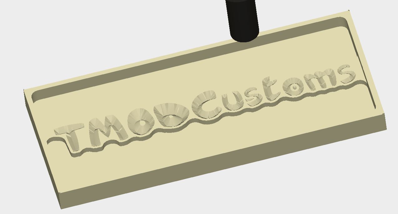 Debossed \ Extruded letters on the bottom of a pocket - Autodesk Community