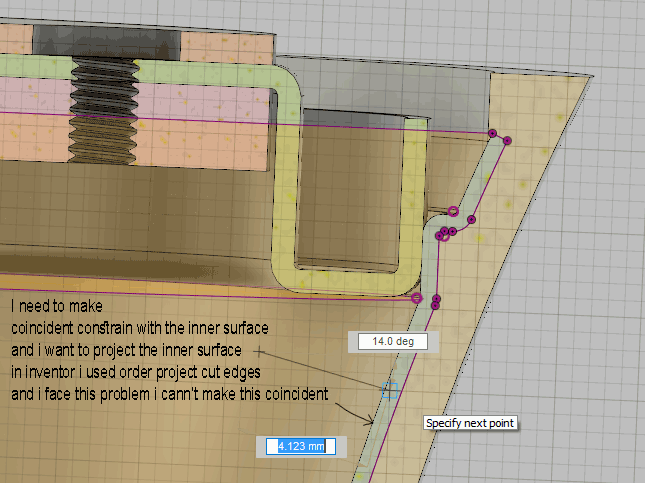 Solved: project cut edge - Autodesk Community