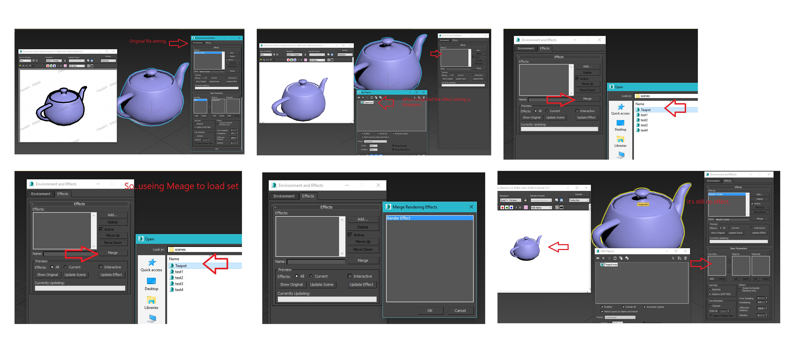 Solved: How to export and load Effects setting when using Xref. - Autodesk Community