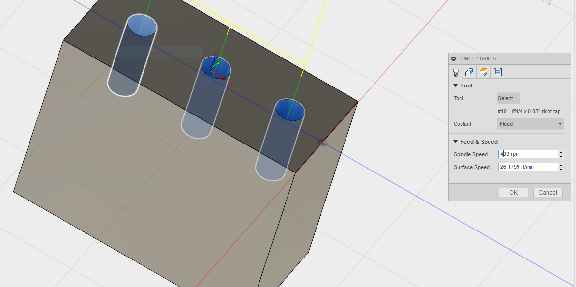 Solved: feeds and speeds for taping in fusion360 cam - Autodesk Community