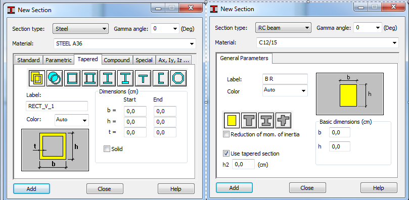 How to generate a user-defined beam with varying cross-section? - Autodesk Community