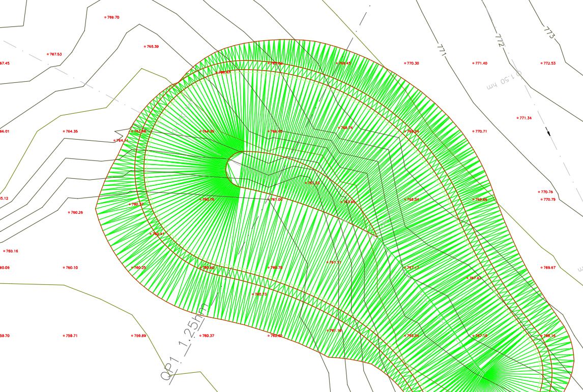 Data projected object in the profile view band. - Autodesk Community
