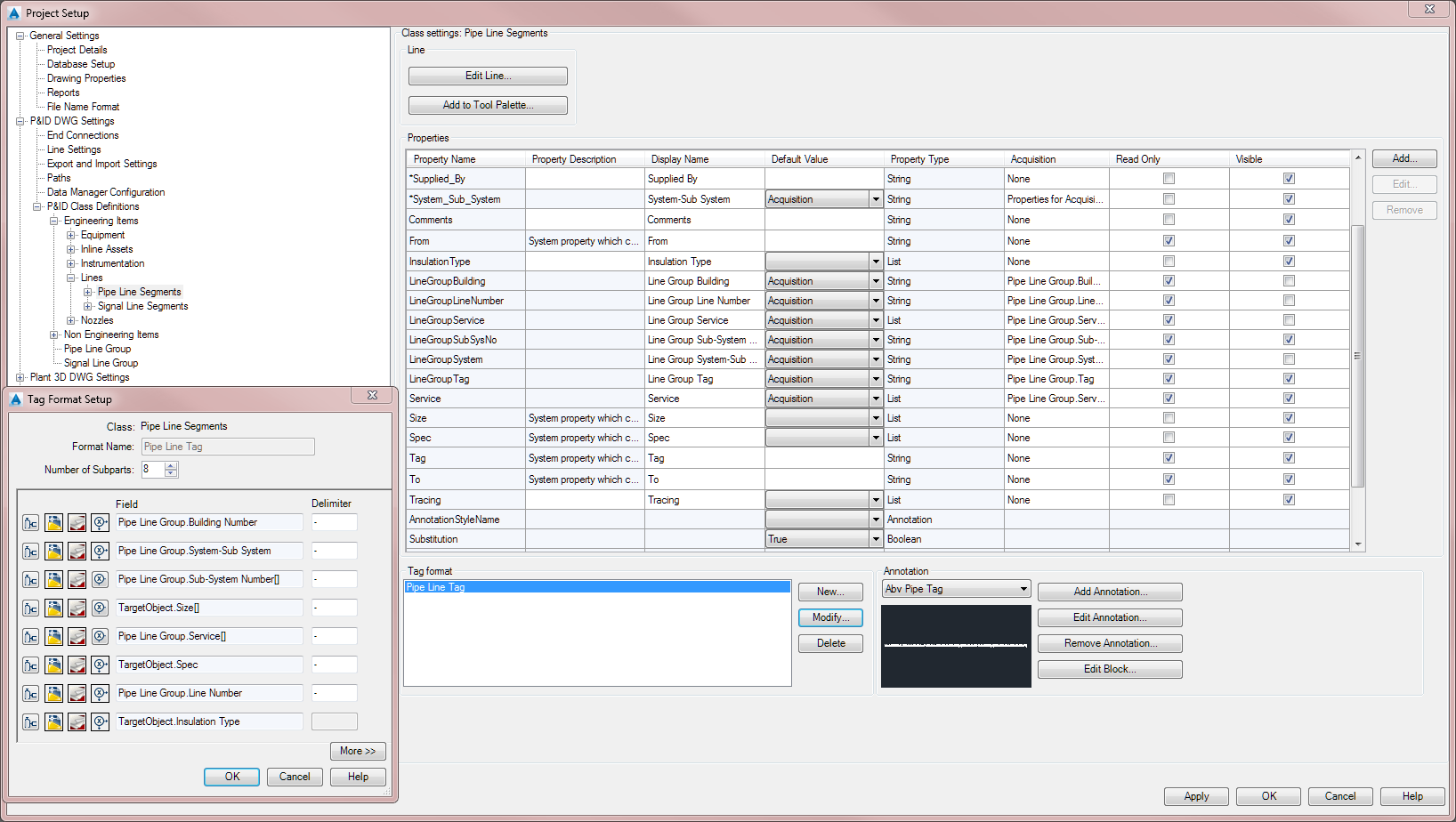 Solved: Line Number Tag Unassigned on elbows or after valve - Autodesk Community