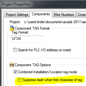 Solved: Component Tag format "-" is not appeared - Autodesk Community