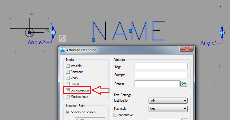 Dynamic block with attribute - Autodesk Community