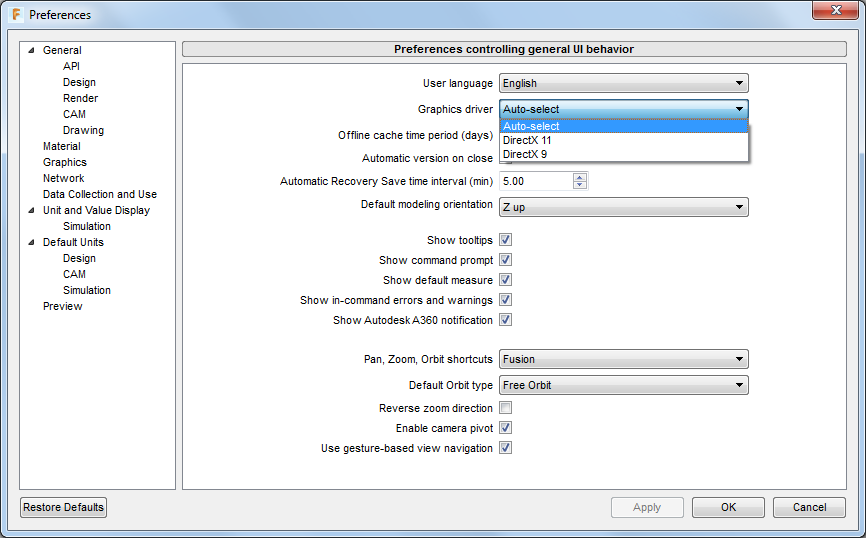 How to set to DirectX 10 or 9? - Autodesk Community