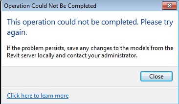 Problem Syncing with Central - Autodesk Community