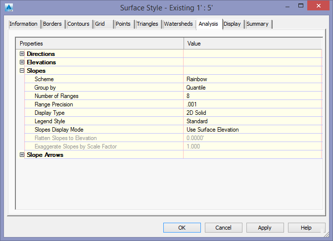 Surface slope analysis - Autodesk Community