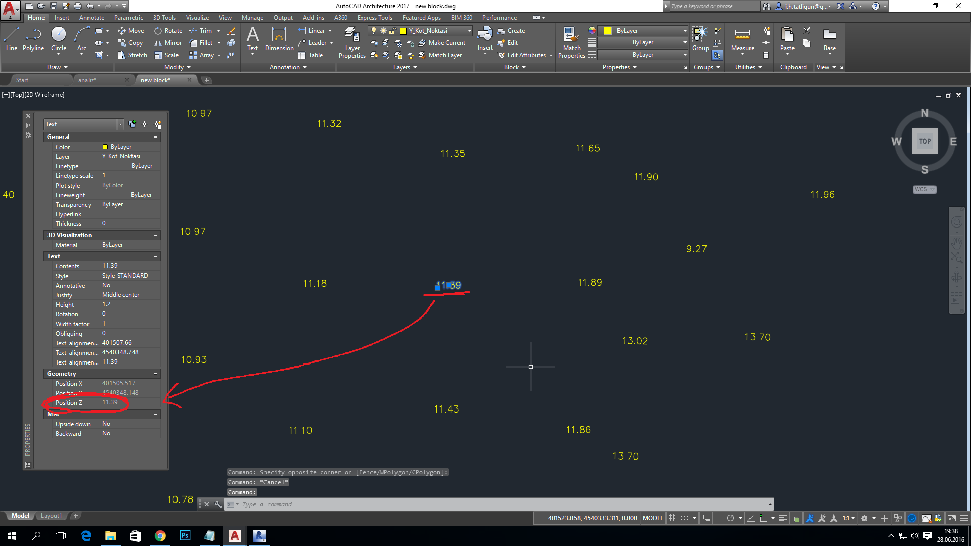 Solved: Creating a Topo from text - Autodesk Community
