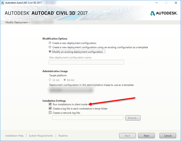 Solved: Deploy AutoCAD Civil 3D 2017 (silent installation) stops with User Agreement - Autodesk ...