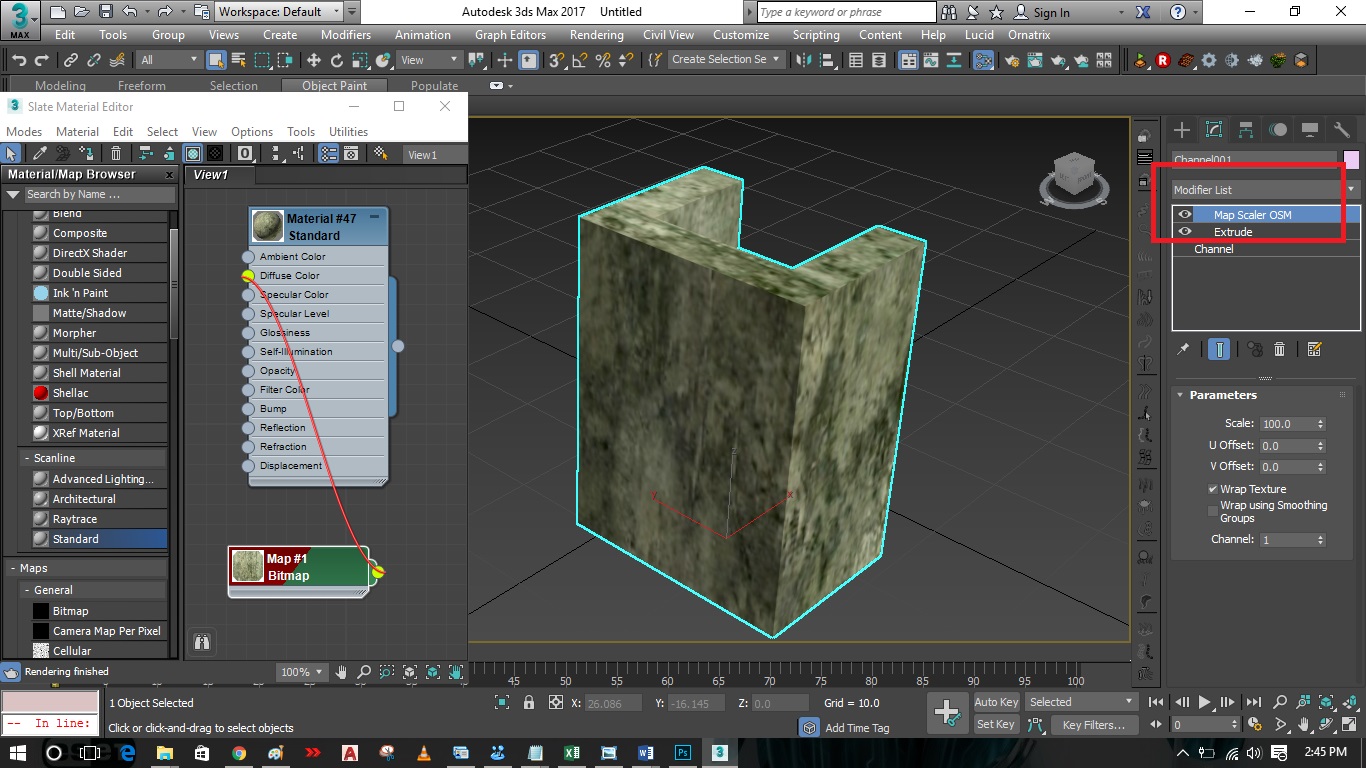 How to assign material to a modifier - Autodesk Community